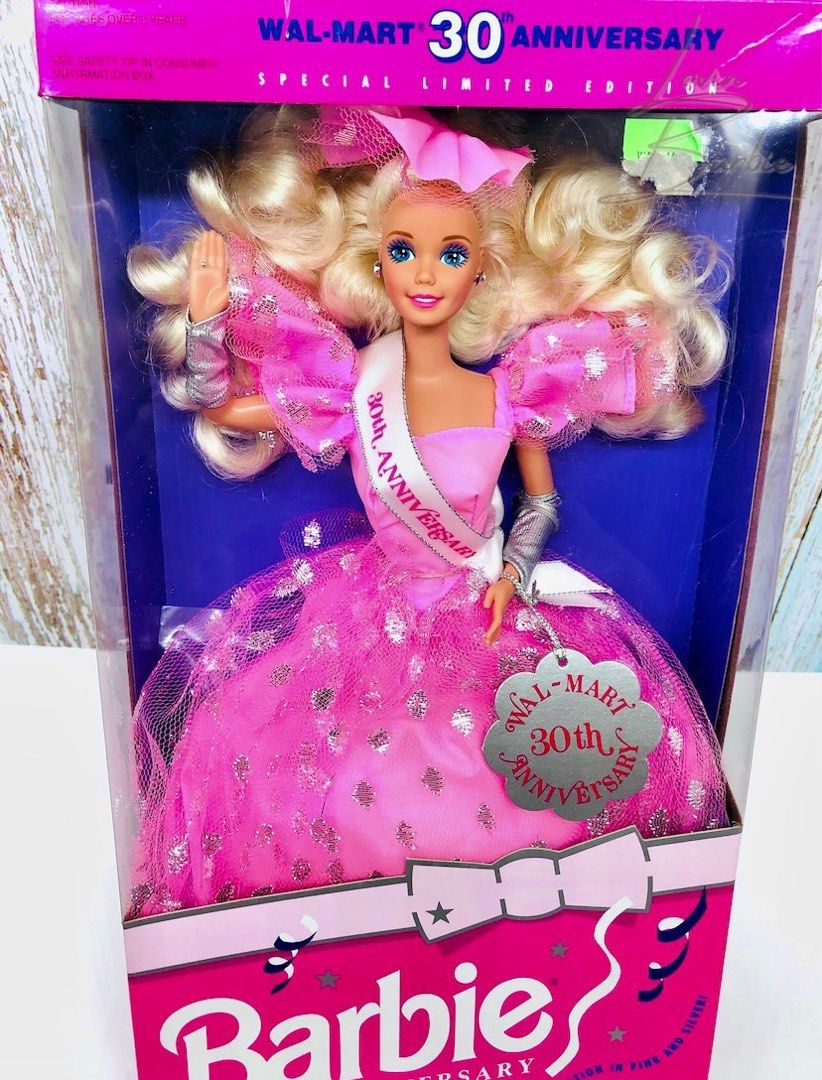 Wal-mart 30th Anniversary Barbie, Hobbies & Toys, Toys & Games on Carousell