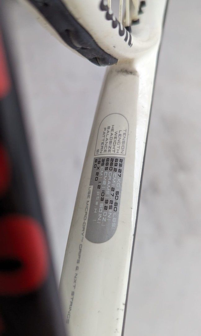 Wilson NCode classic racket, Sports Equipment, Sports & Games, Racket ...