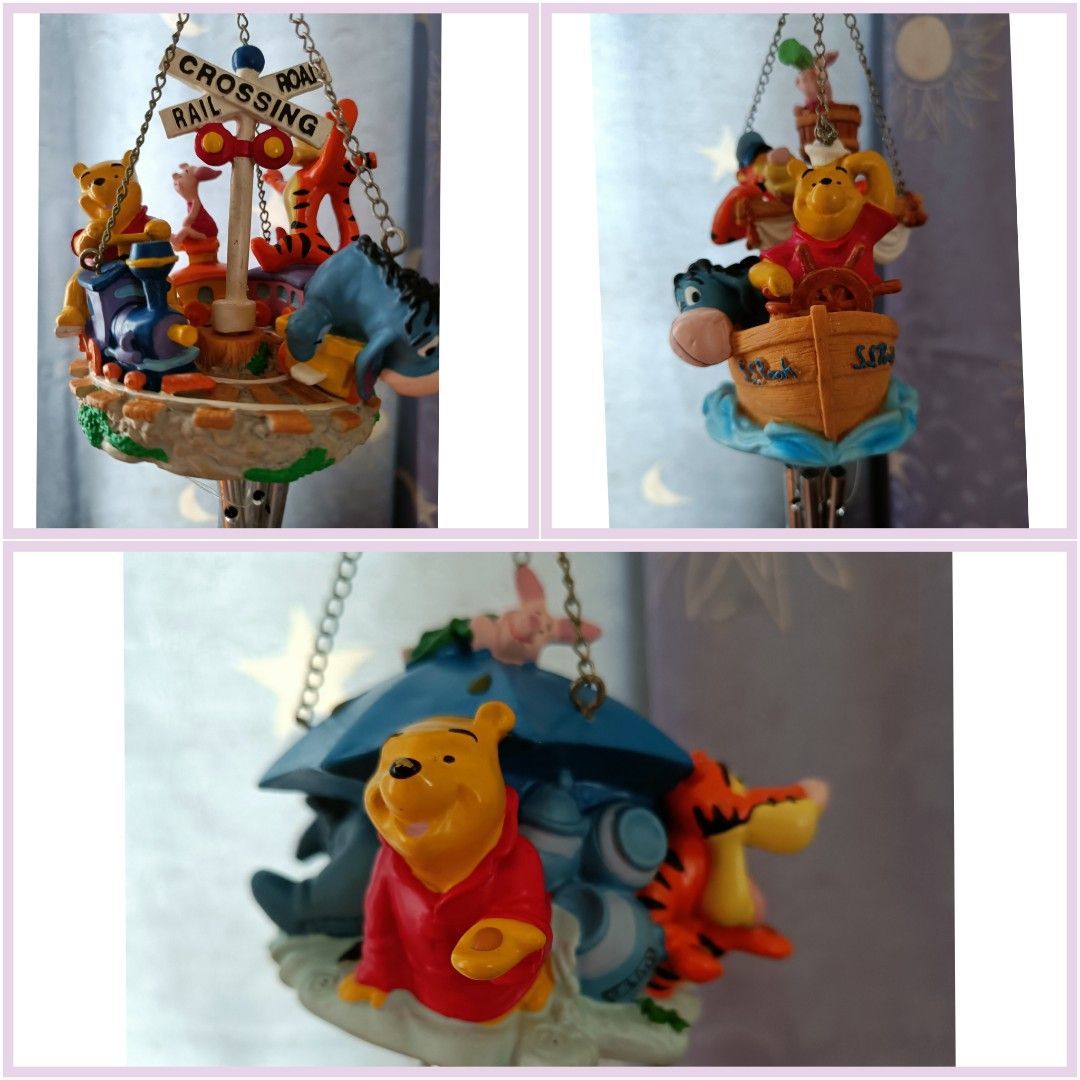 Winnie the Pooh Wind Chimes, Furniture & Home Living, Home Decor, Other ...