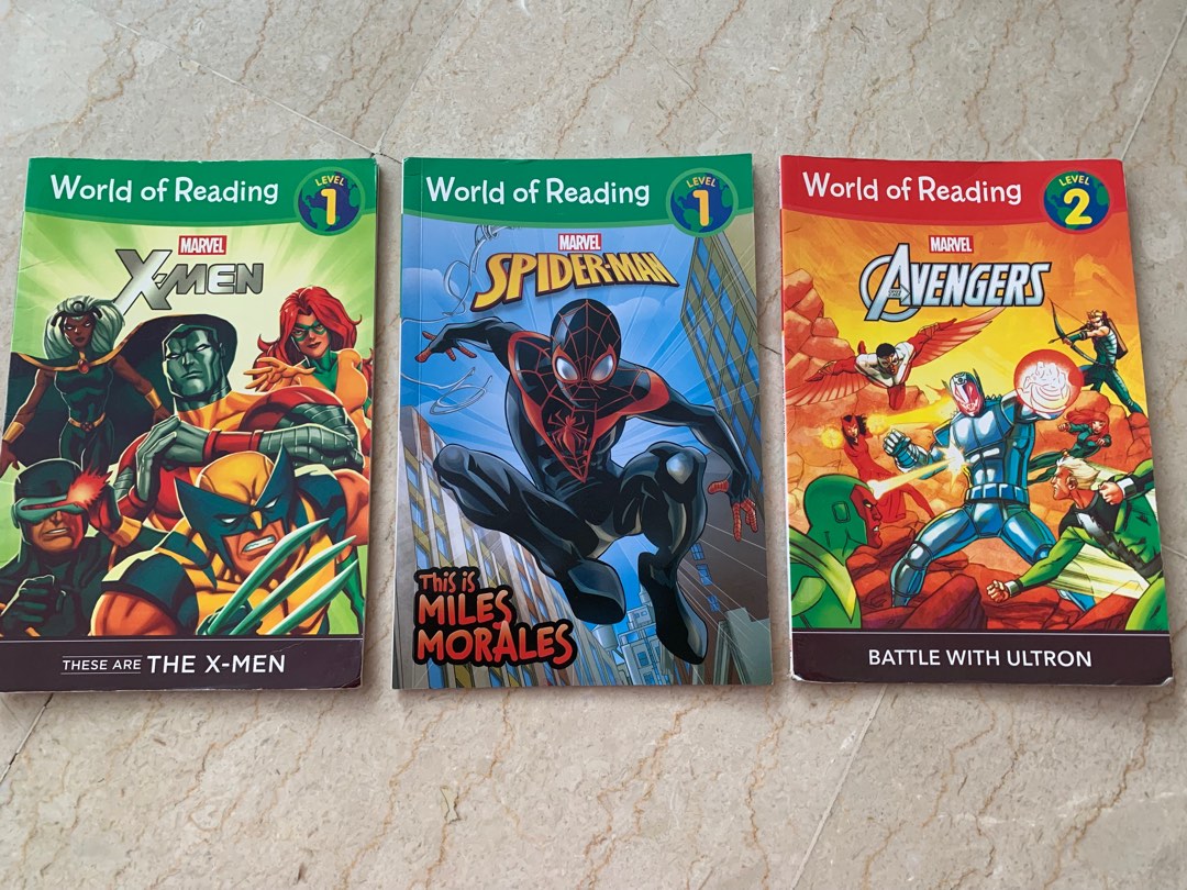 World of Reading Marvel - level 1 & 2, Hobbies & Toys, Books ...