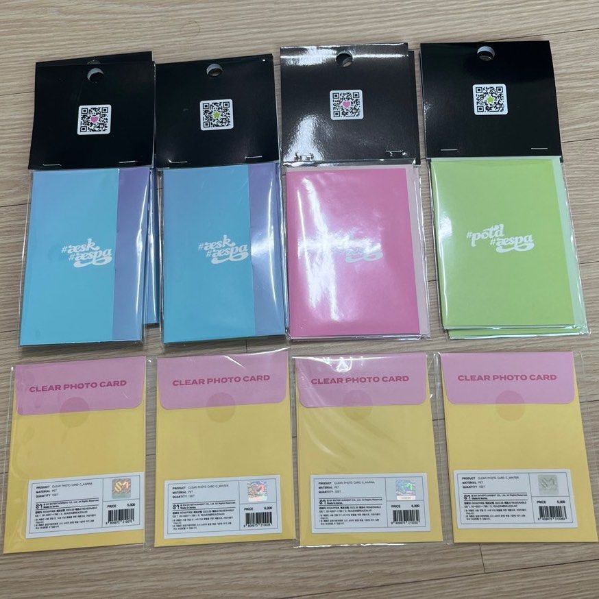 [WTS/INSTOCK] aespa #potd Exhibition Official MD karina winter aesk ar ...