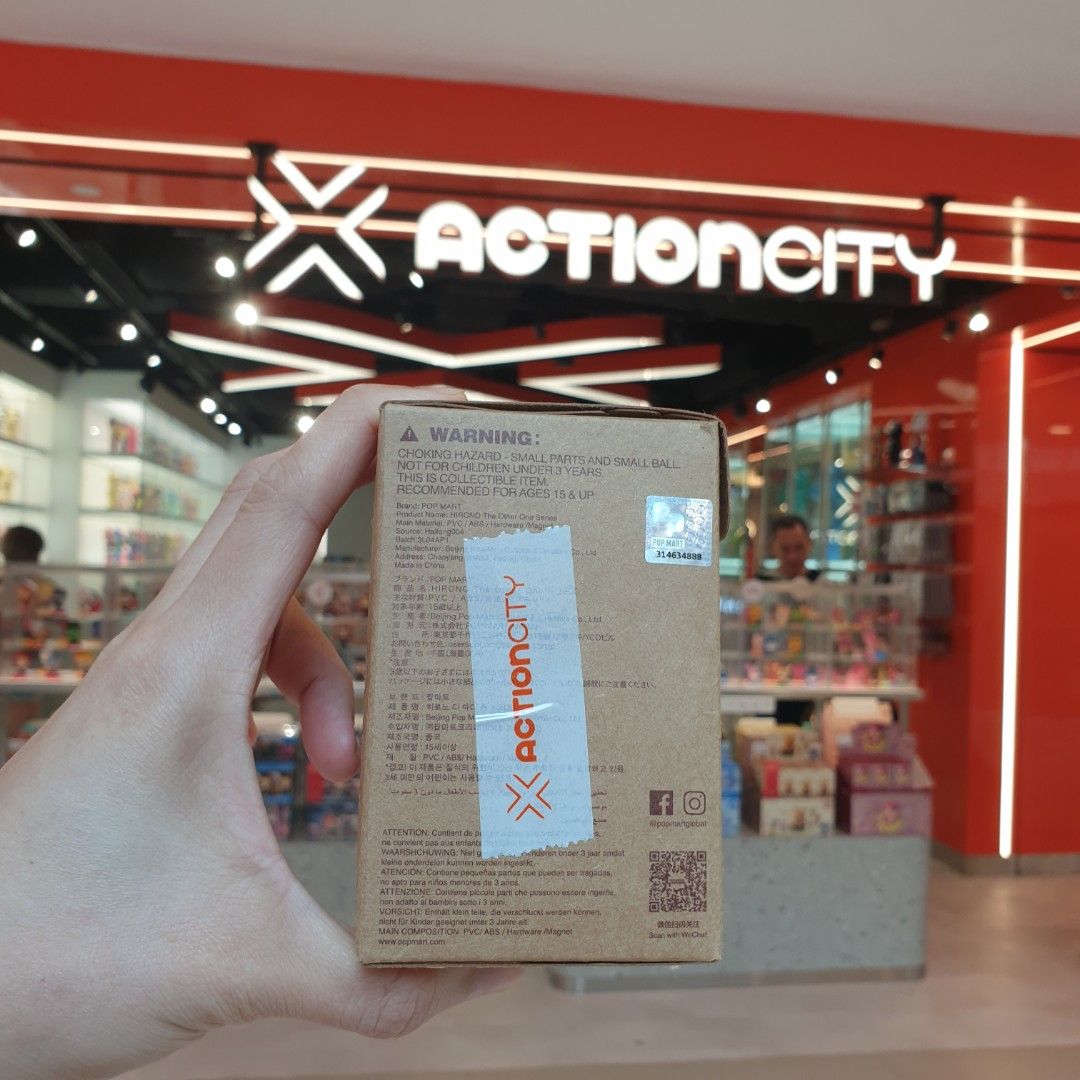 WTT Popmart Hirono The Other One Raving/ The Crow blindbox figure ...