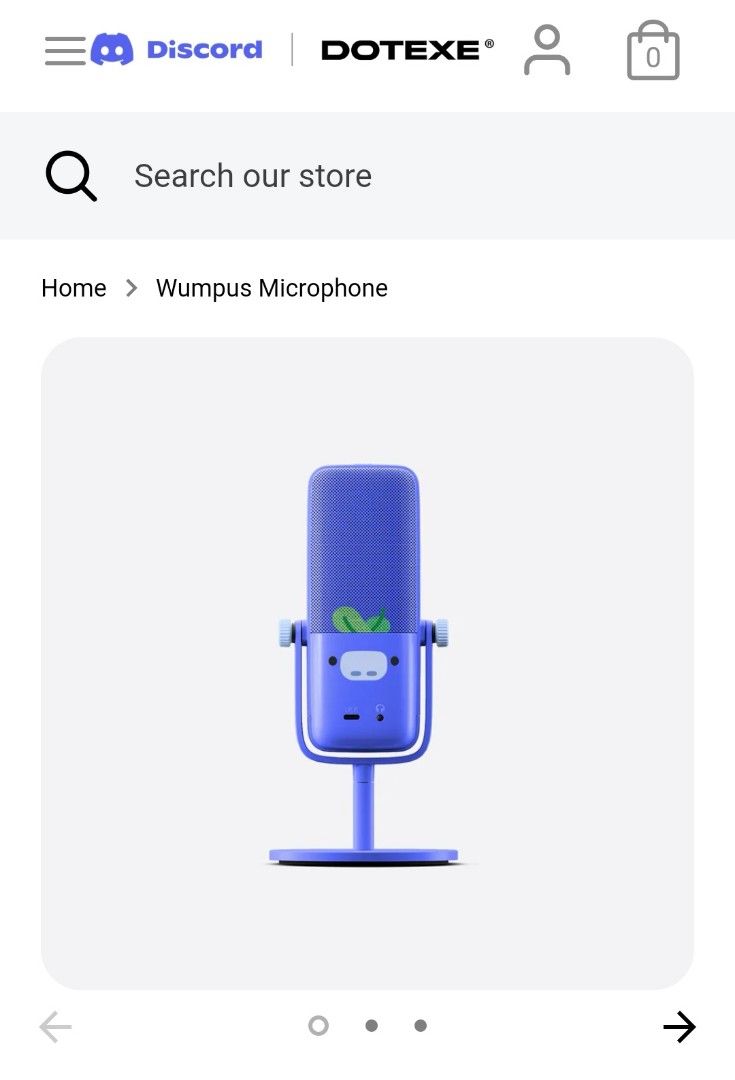 Wumpus Microphone (Discord Merch), Audio, Microphones on Carousell