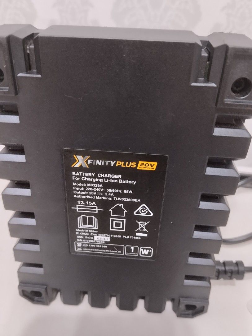 Xfinity Plus 20 Volts Battery Charger, Commercial & Industrial ...