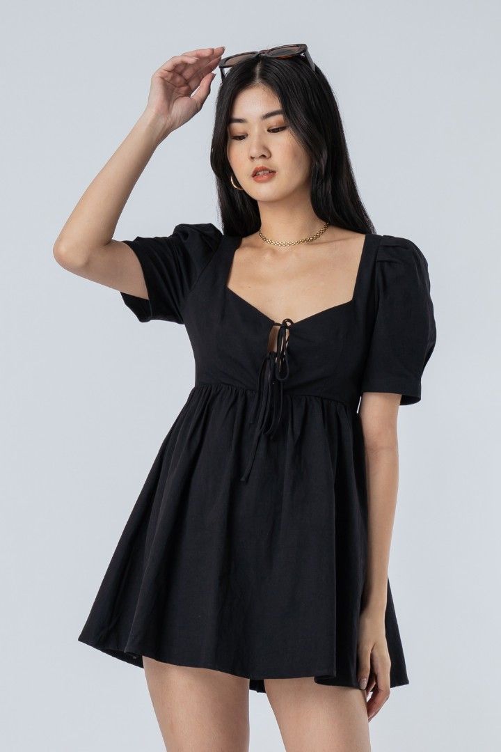 YHF COLLATE DRESS IN BLACK, Women's Fashion, Dresses & Sets, Dresses on ...