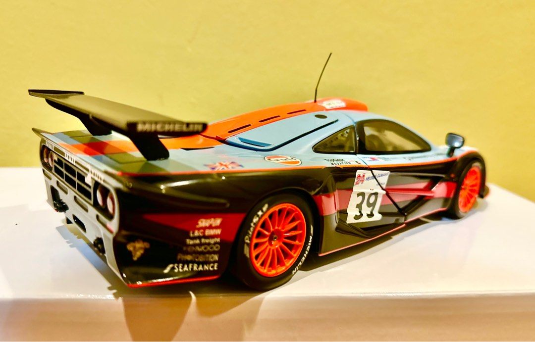 1:18 Racing McLaren F1 GTR Longtail GULF Davidoff No39, Hobbies & Toys ...