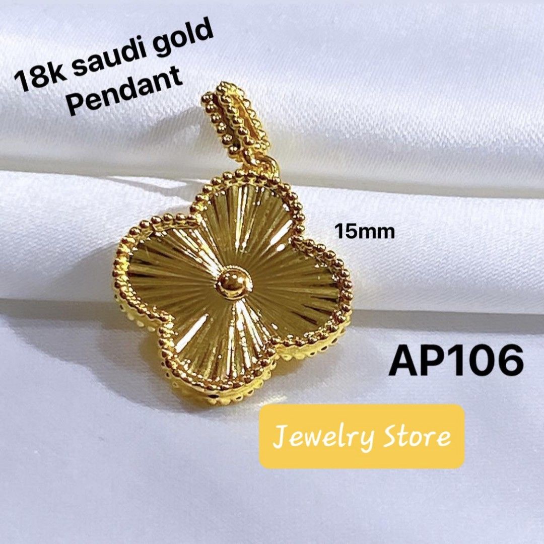 18 Saudi Gold Pendant, Women's Fashion, Watches & Accessories, Other ...