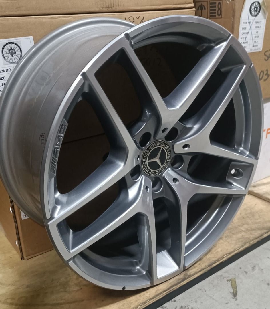 19"Mercedes GLC AMG Original used rim set, Car Accessories, Tyres ...