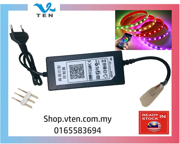 24V Horse Racing Water Running LED Strip Light Bluetooth Controller ...