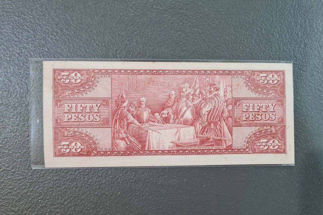 50 piso english series banknote, Hobbies & Toys, Memorabilia ...