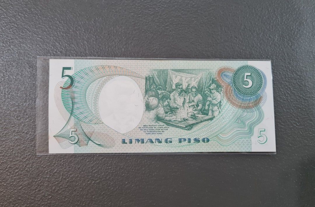 5 piso english series banknote, Hobbies & Toys, Memorabilia ...