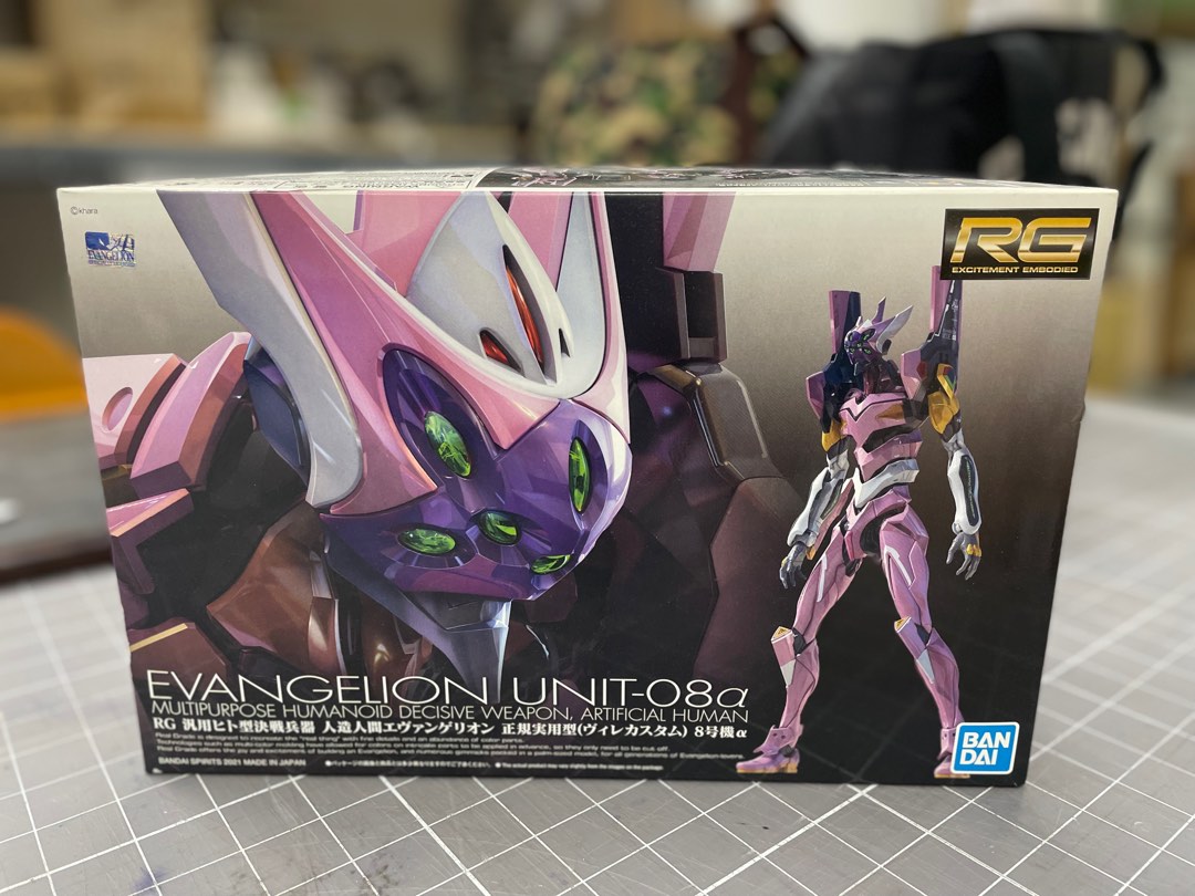 新世紀福音戰士 8號機 EVA UNIT 08 RG bandai, 興趣及遊戲, 玩具 & 遊戲類 - Carousell