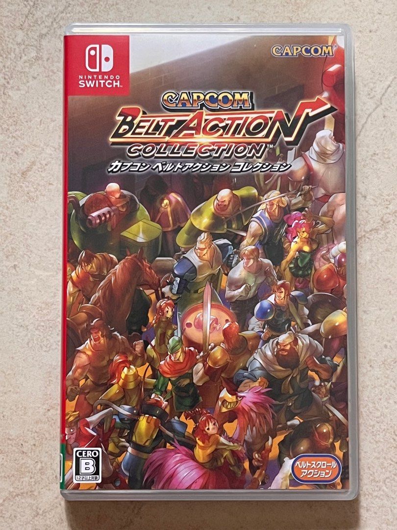 日版 NS NINTENDO SWITCH CAPCOM BELT ACTION COLLECTION FINAL FIGHT 街頭快打旋風 THE KING OF DRAGONS 龍王 ...