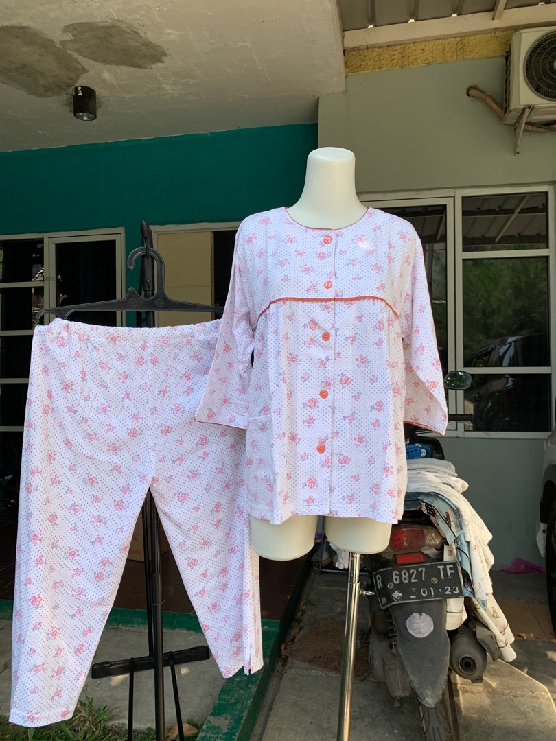 ‼️ ONE SET PIYAMA IMPORT PREMIUM‼️, Fesyen Wanita, Pakaian Wanita, Gaun ...