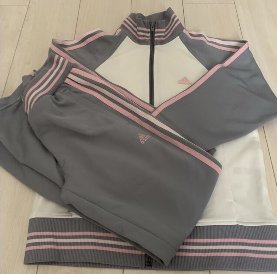 ADIDAS Jersey Top and Bottom Set, Women's Fashion, Coats, Jackets and ...