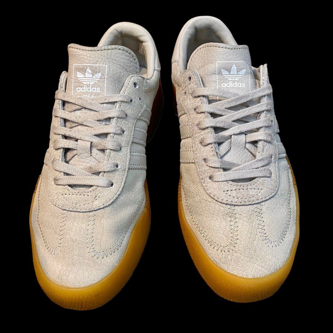 Adidas Sambarose platform Samba in clear brown, Women's Fashion ...