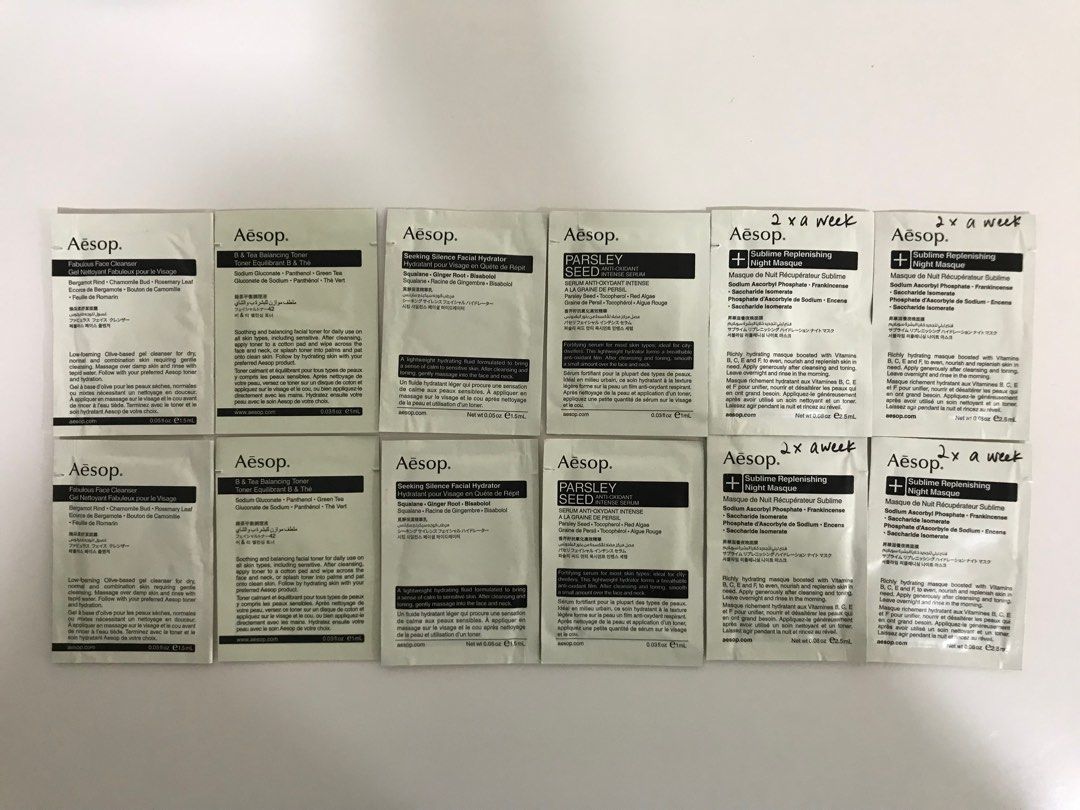 Aesop face care sample, Beauty & Personal Care, Face, Face Care on ...
