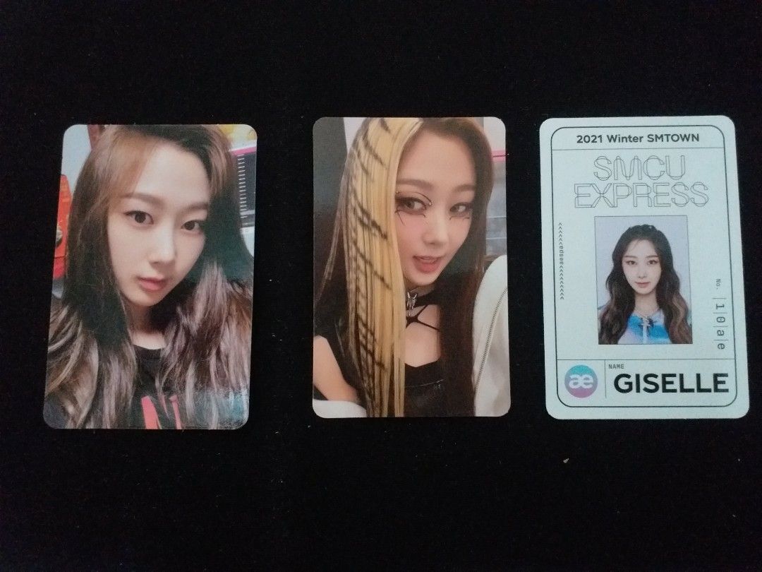 aespa Giselle kpop photocards, Hobbies & Toys, Memorabilia & Collectibles, K-Wave on Carousell
