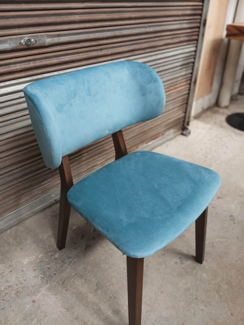 AJRAM Doris Petra Blue - Dining Chair, Furniture & Home Living ...