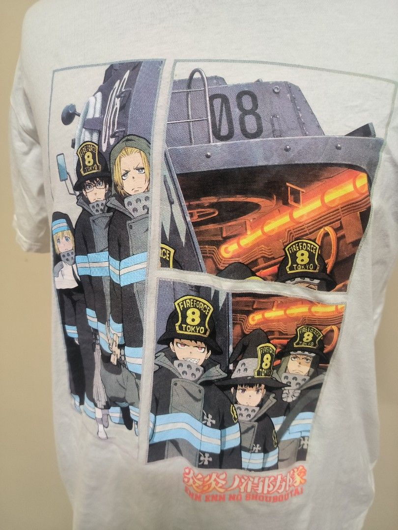 ANIME FIRE FORCE SHIRT, Men's Fashion, Tops & Sets, Tshirts & Polo ...