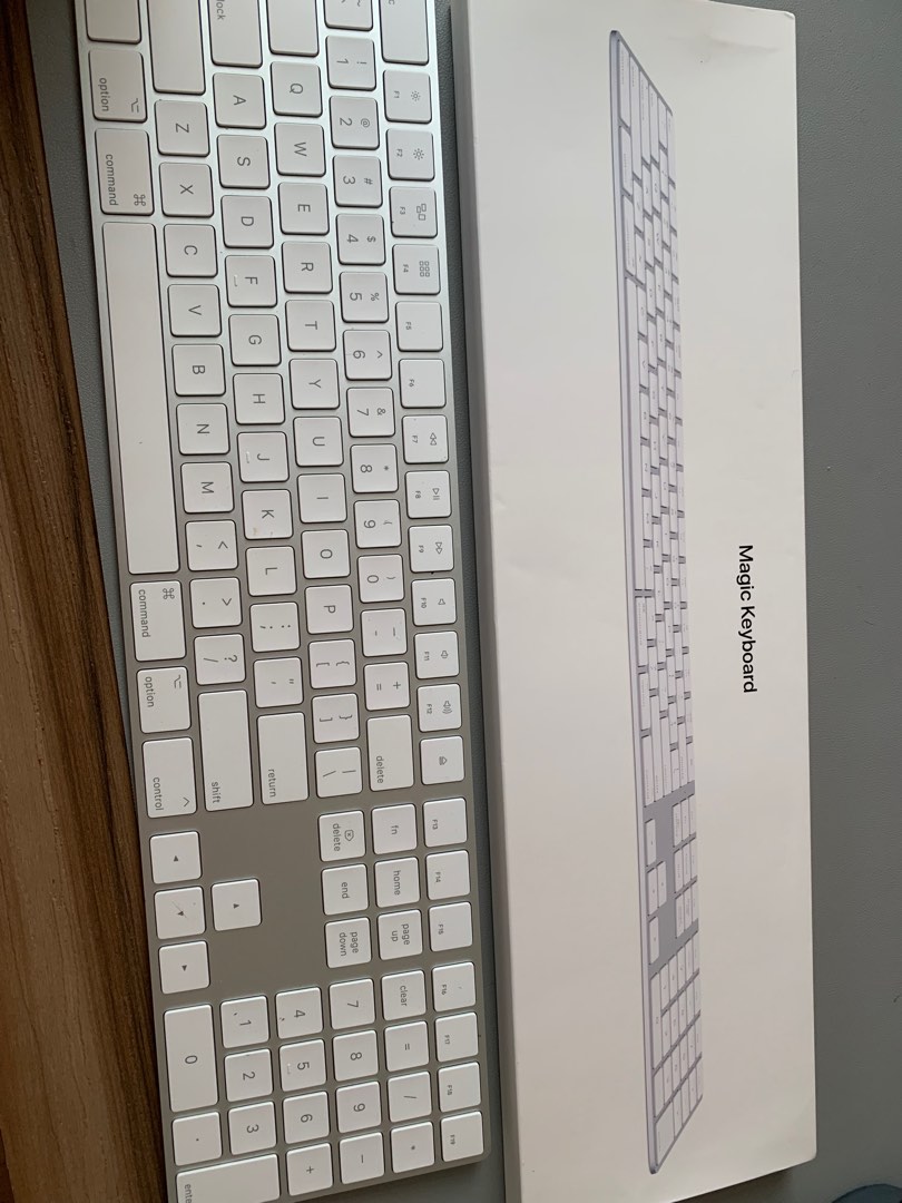 Apply Magic Keyboard with Number Pad, Computers & Tech, Parts & Accessories, Computer Keyboard ...