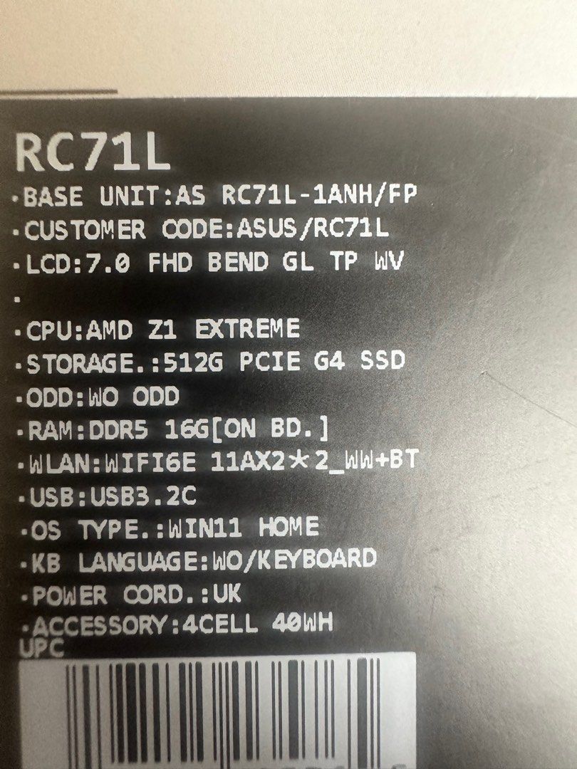 Asus ROG Ally, Computers & Tech, Laptops & Notebooks on Carousell