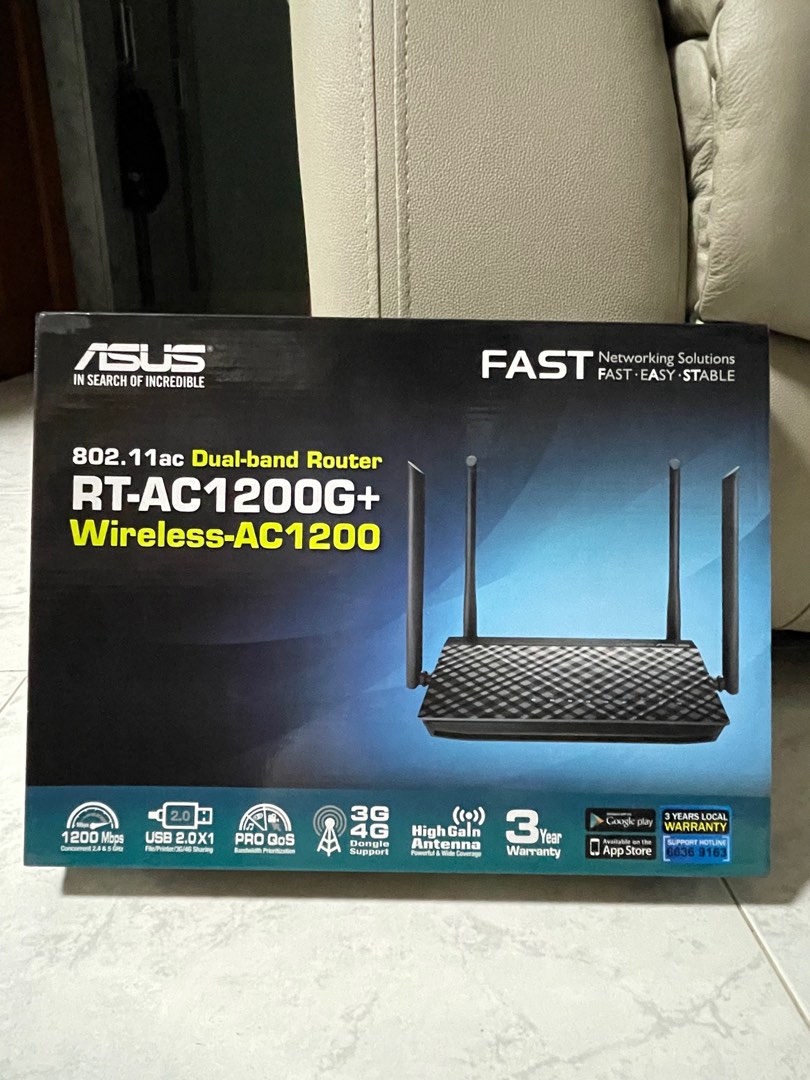 ASUS RT-AC1200G+ Router, Computers & Tech, Parts & Accessories ...
