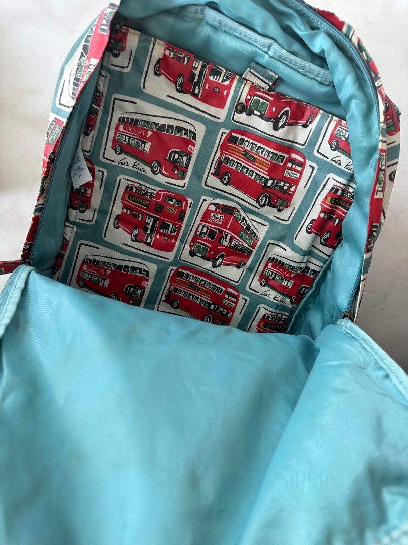 Authentic Cath Kidston London bus backpack, Women's Fashion, Bags ...