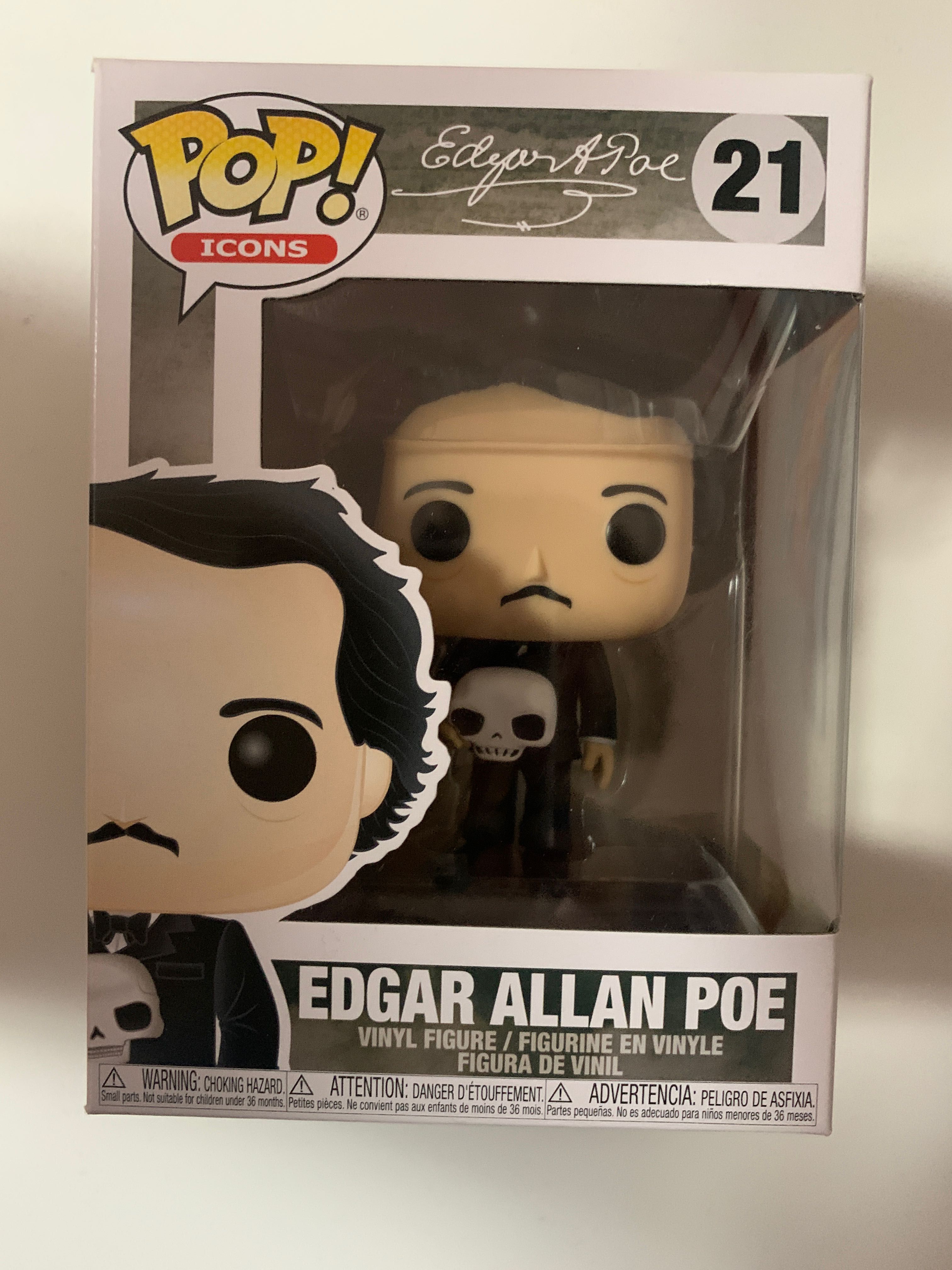 Authentic Funko Pop Edgar Allan Poe 21, Hobbies & Toys, Toys & Games on ...