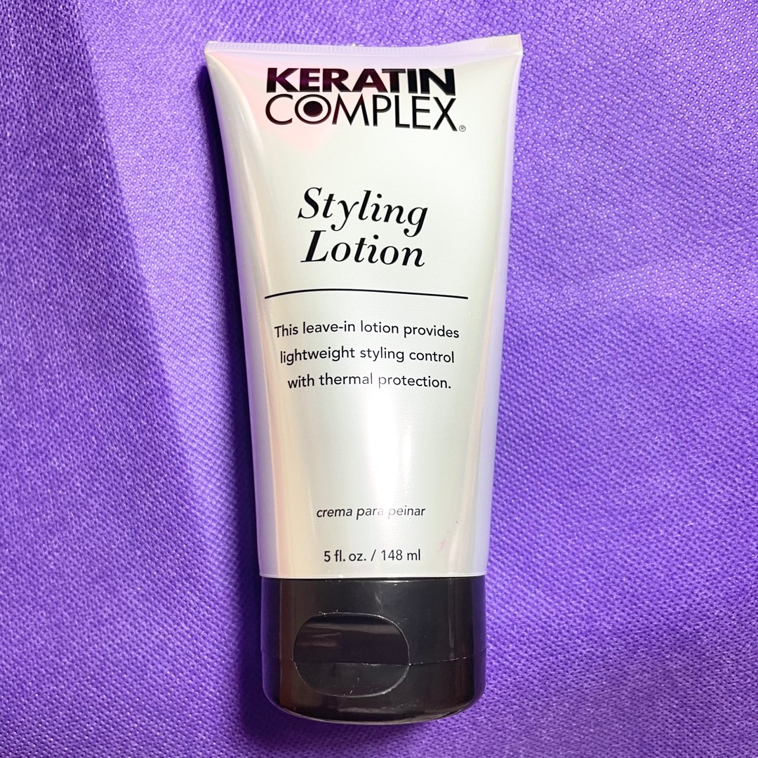 AUTHENTIC Keratin complex hair styling lotion leave in hair lotion, Beauty & Personal Care, Hair ...