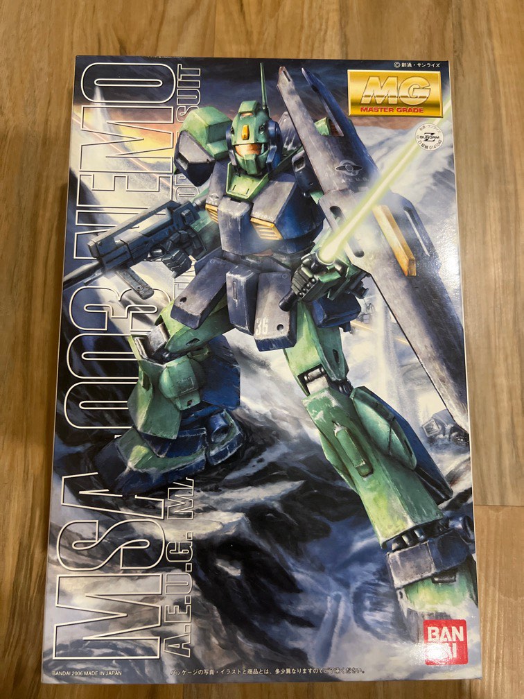 Bandai Gundam Master Grade MG 1/100 MSA-003 NEMO, Hobbies & Toys, Toys ...