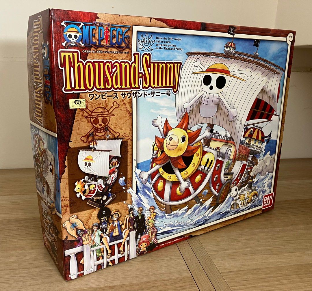 BANDAI One Piece 海賊王 千陽號 + 黃金梅利號 + 飛天版 模型 共3盒 Thousand Sunny / Going ...