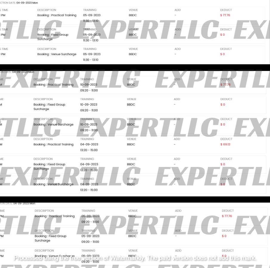 BBDC Car Class 3/3A/3C practical slots booking helper/assistant proof ...