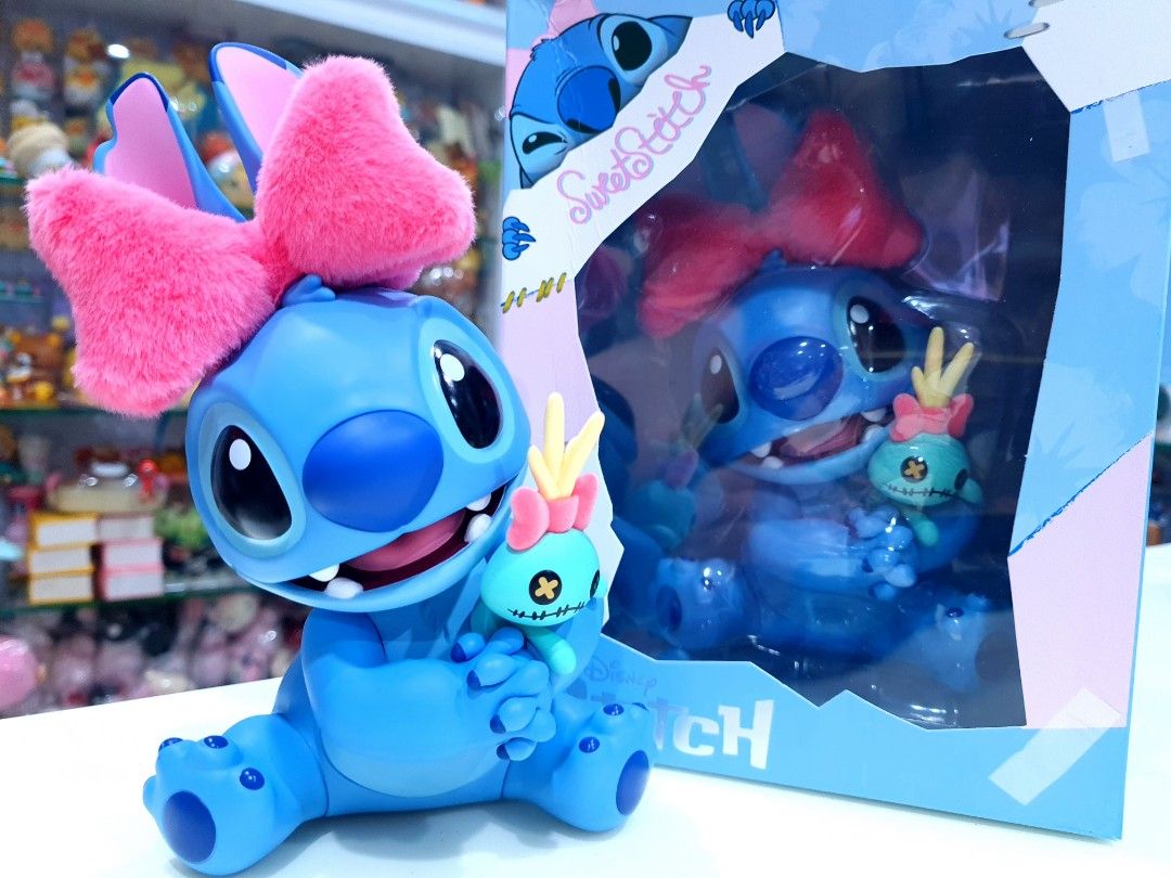 Big Size Disney Stitch Hugging Scrump Figure, Hobbies & Toys, Toys ...