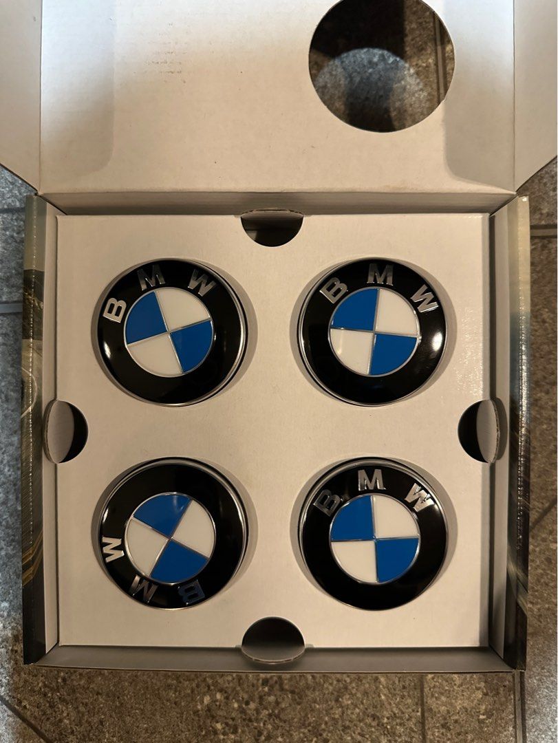 BMW floating hub caps, Car Accessories, Tyres & Rims on Carousell