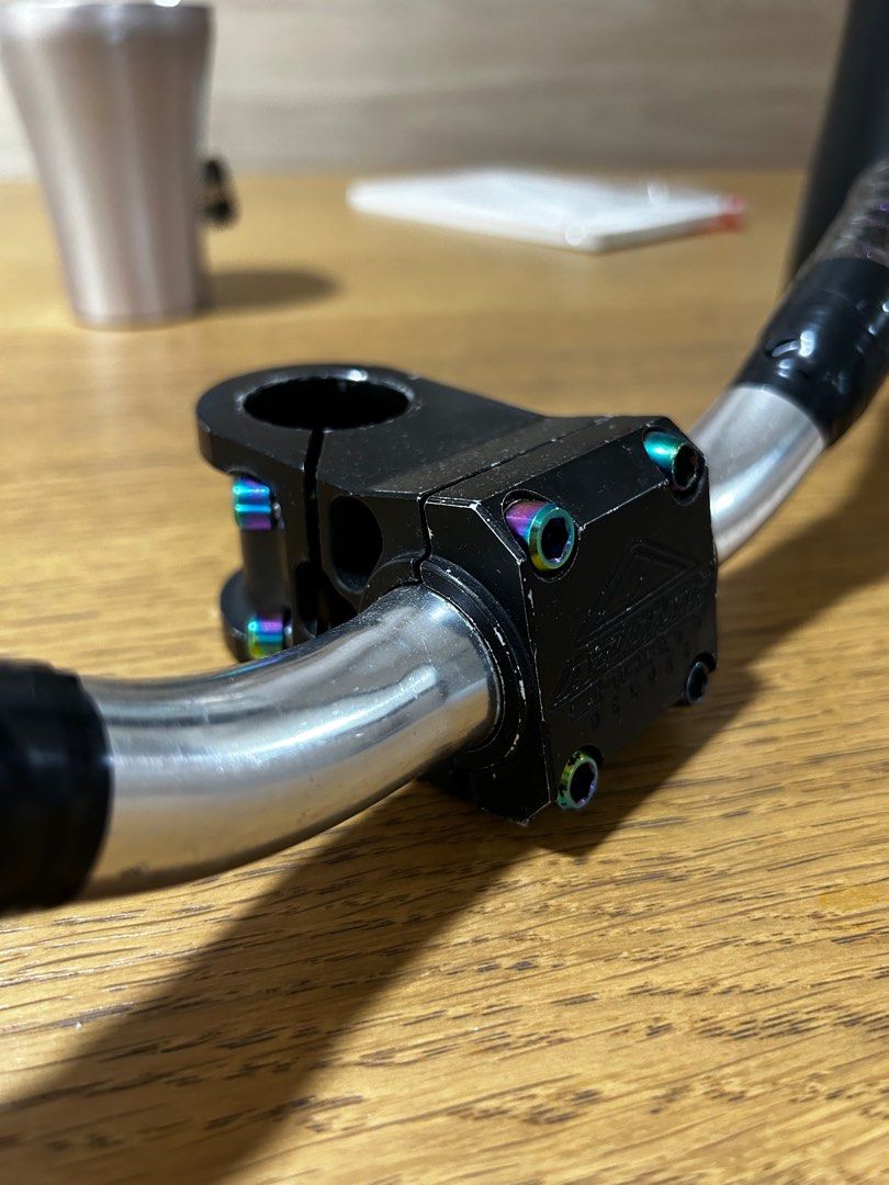 BMX Stem And Riser bar, Sports Equipment, Bicycles & Parts, Parts ...