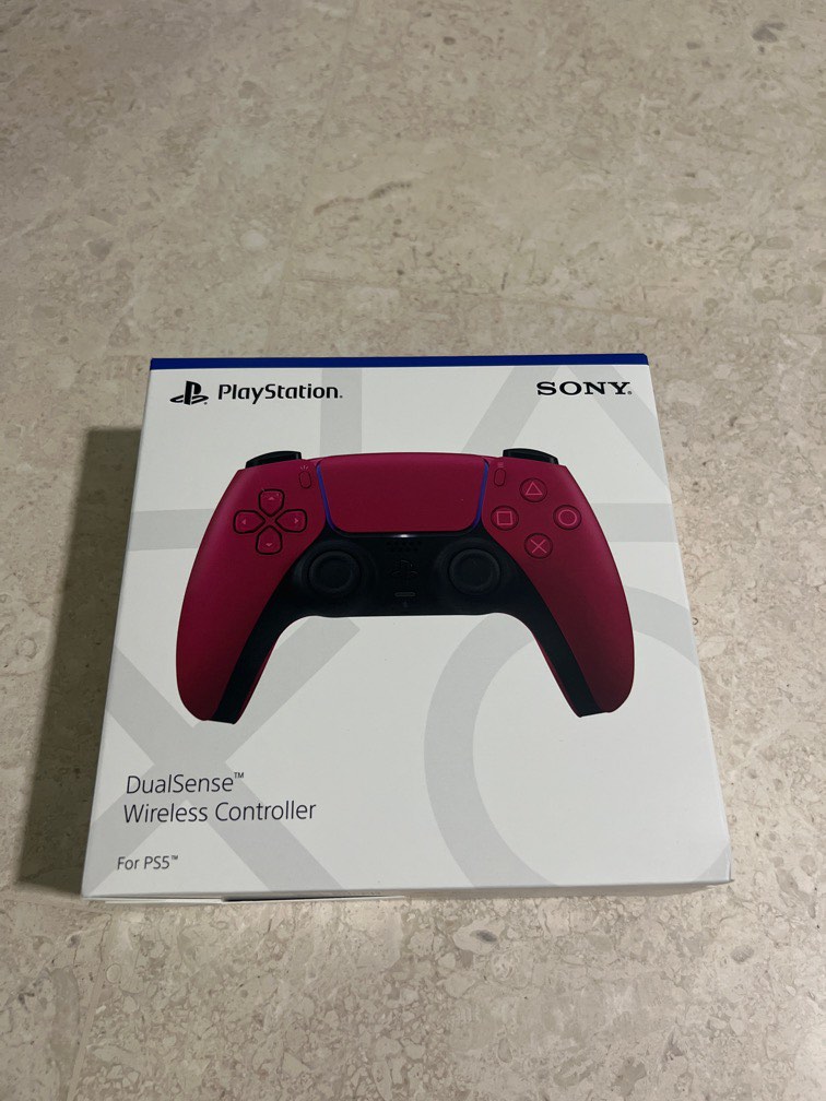 BN PS5 Dualsense Controller cosmic red, Video Gaming, Gaming ...