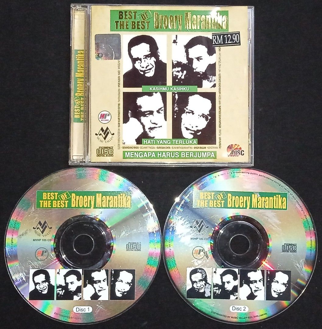 Cd Broery Marantika 2cd (best of the best), Hobbies & Toys, Music & Media, CDs & DVDs on Carousell