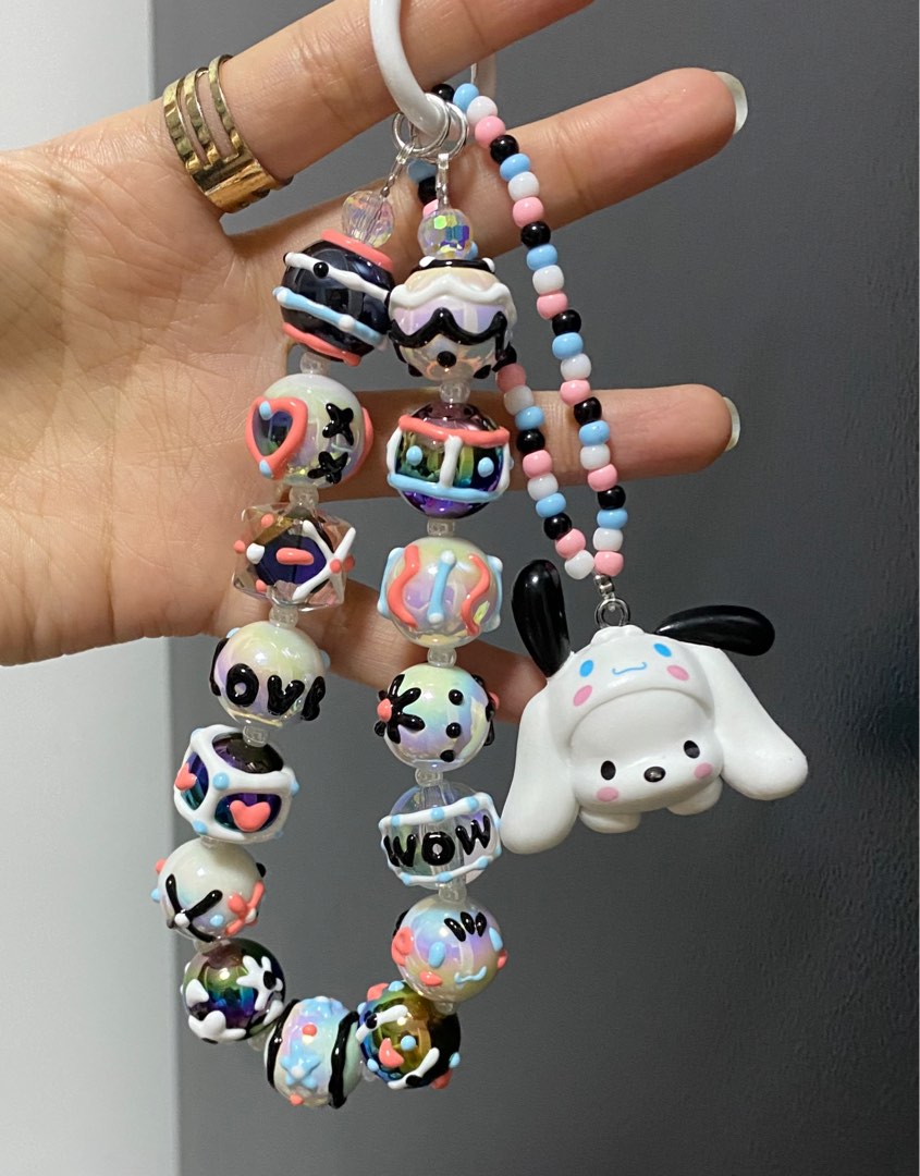Cinnamoroll Sanrio DIY handmade Phone Charm / Keychain, Hobbies & Toys ...