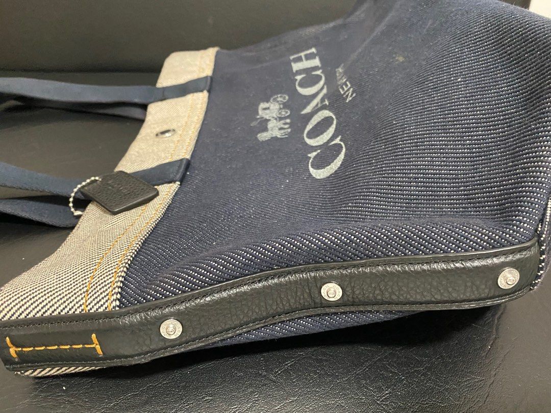 Coach Denim, Women's Fashion, Bags & Wallets, Tote Bags on Carousell