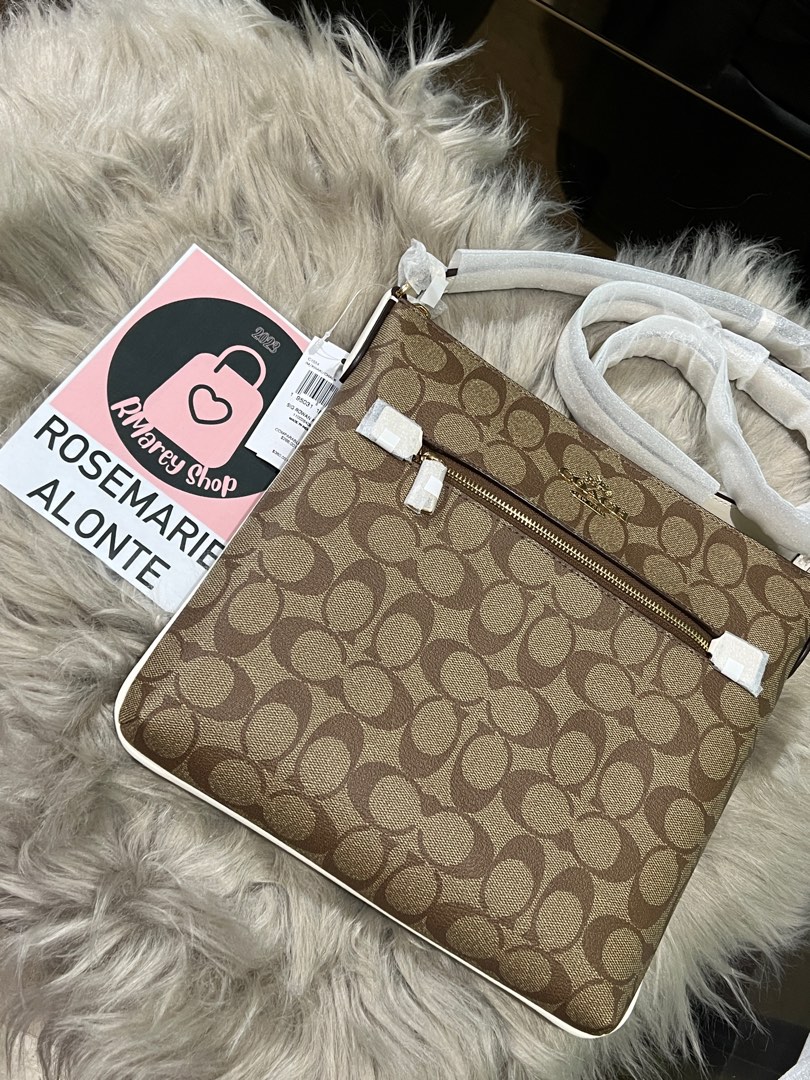 Coach Rowan File Bag, Luxury, Bags & Wallets on Carousell