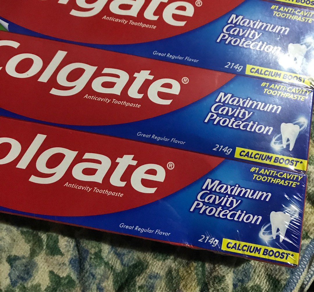 Colgate Toothpaste Calcium Boost 214g 4 boxes on Carousell