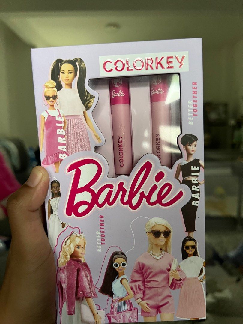 Colorkey x Barbie mini lipgloss set, Beauty & Personal Care, Face ...