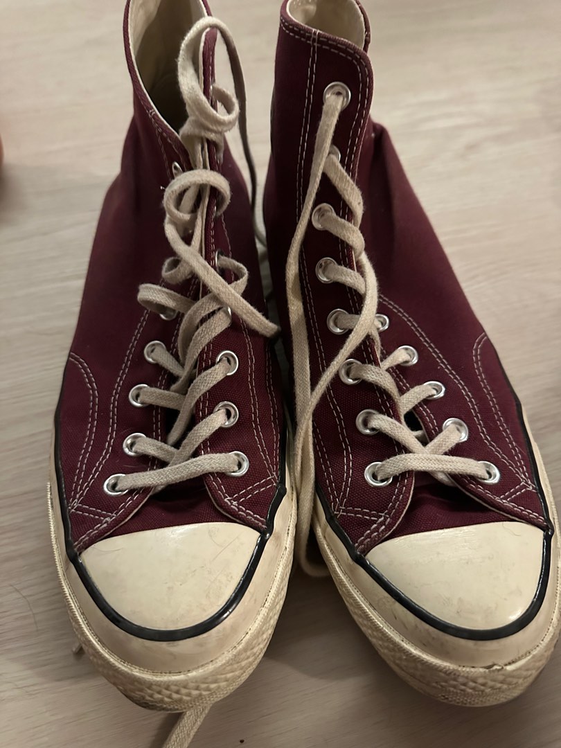 Converse Chuck Taylor ‘70s Maroon, Men's Fashion, Footwear, Sneakers on ...