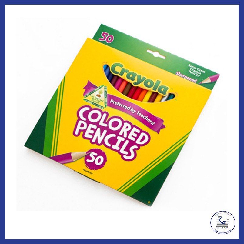 Crayola Coloured Pencils 50 set, Hobbies & Toys, Stationery & Craft ...