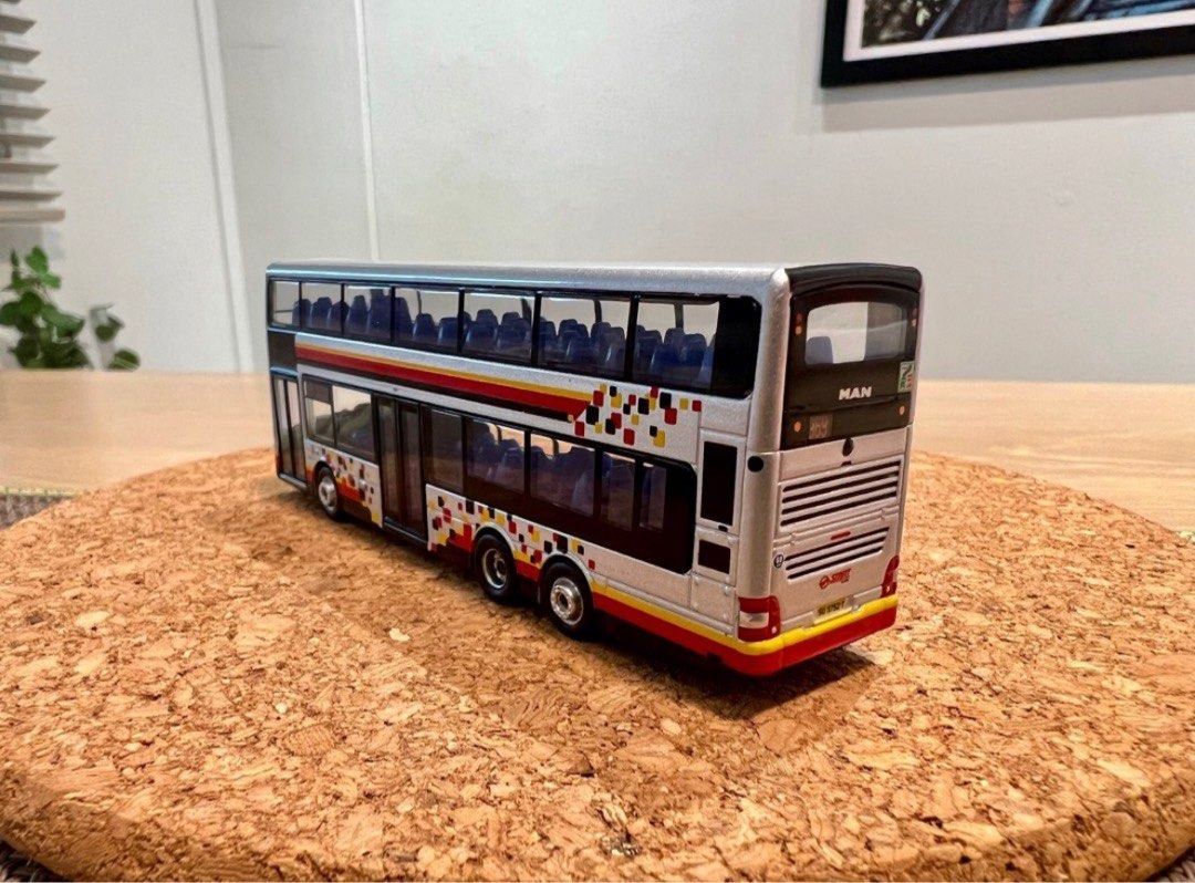 Decaled SG/SMRT Bus MAN A95 Silver, Hobbies & Toys, Toys & Games on ...