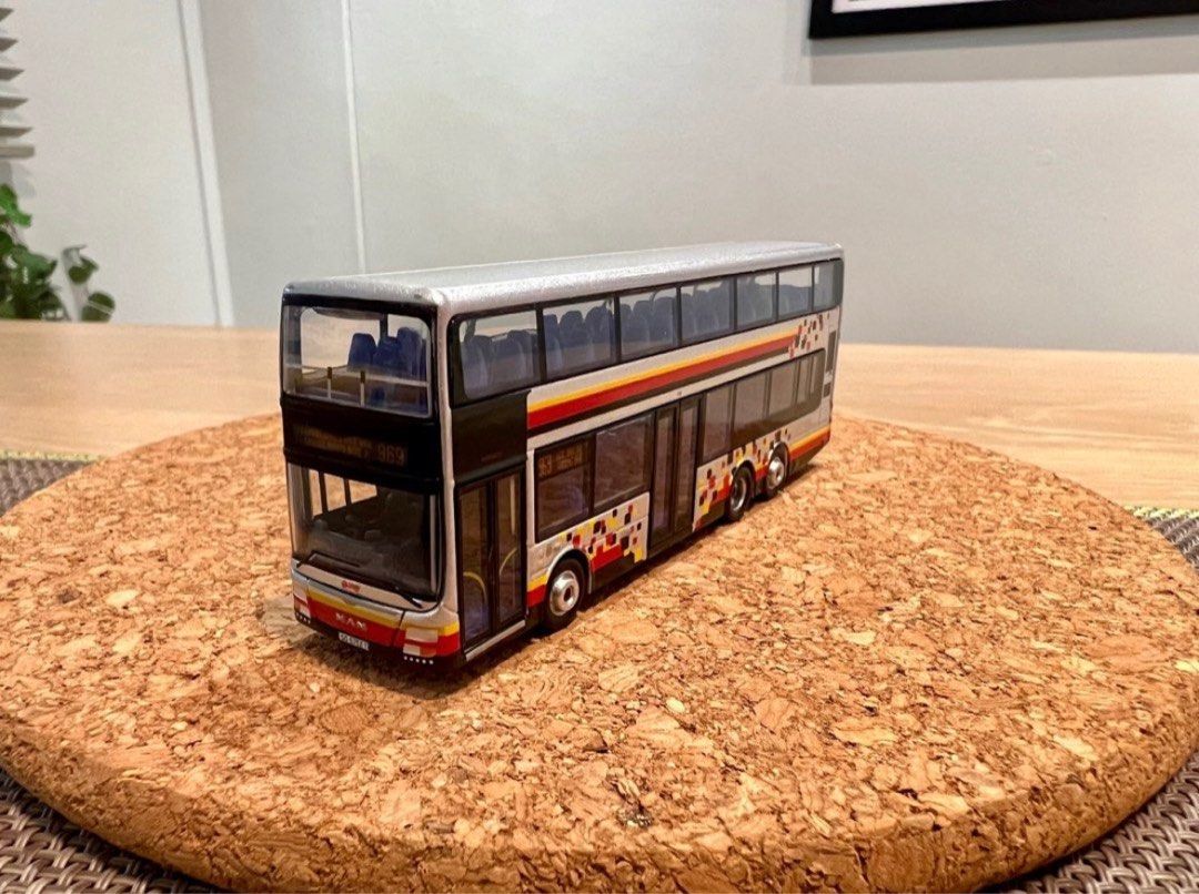 Decaled SG/SMRT Bus MAN A95 Silver, Hobbies & Toys, Toys & Games on ...