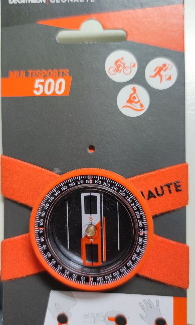 Decathlon Geonaute Compass And Armband Multisports 500 Sports Equipment Hiking And Camping On