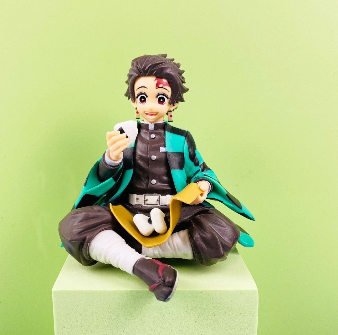 Demon Slayer Tanjiro Kamado Sitting Figure Figurine Noodle Stopper ...