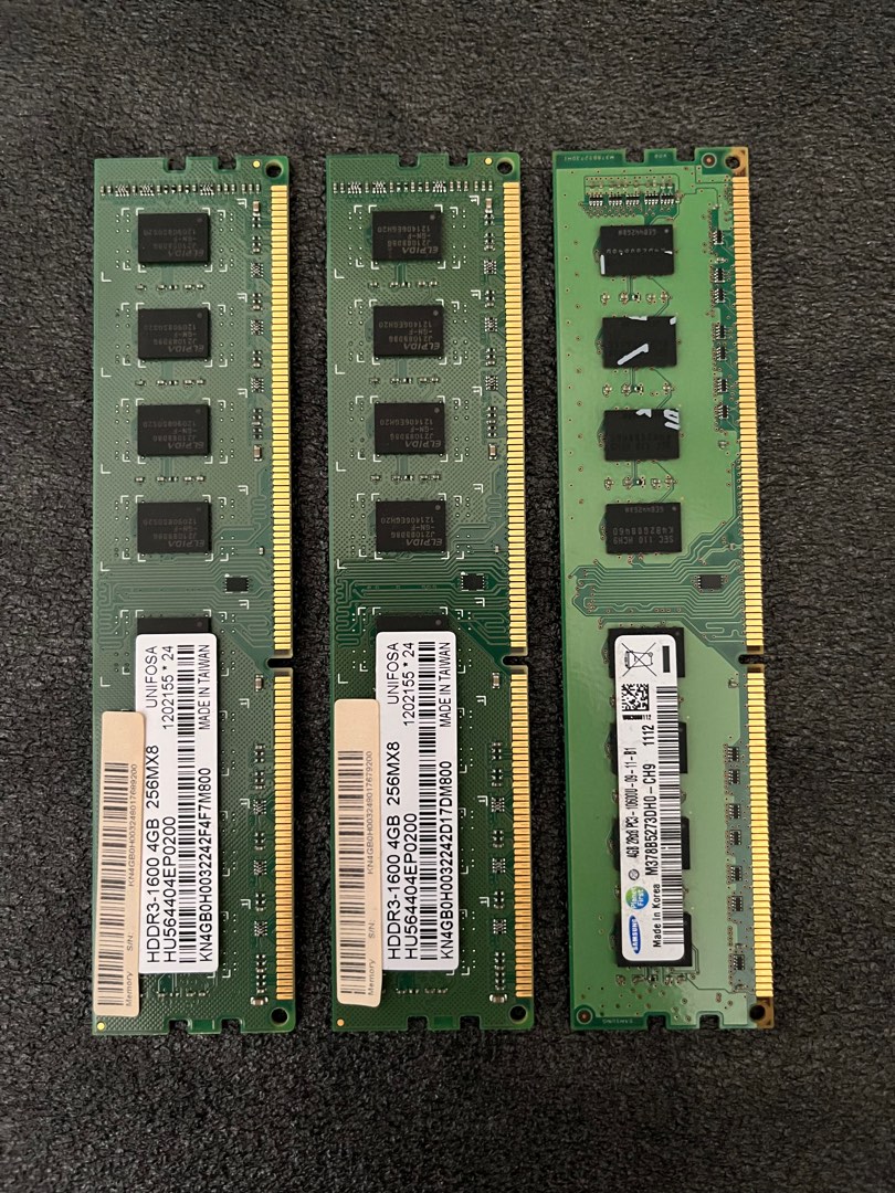 Desktop DDR3 RAM kit, Computers & Tech, Parts & Accessories, Computer ...